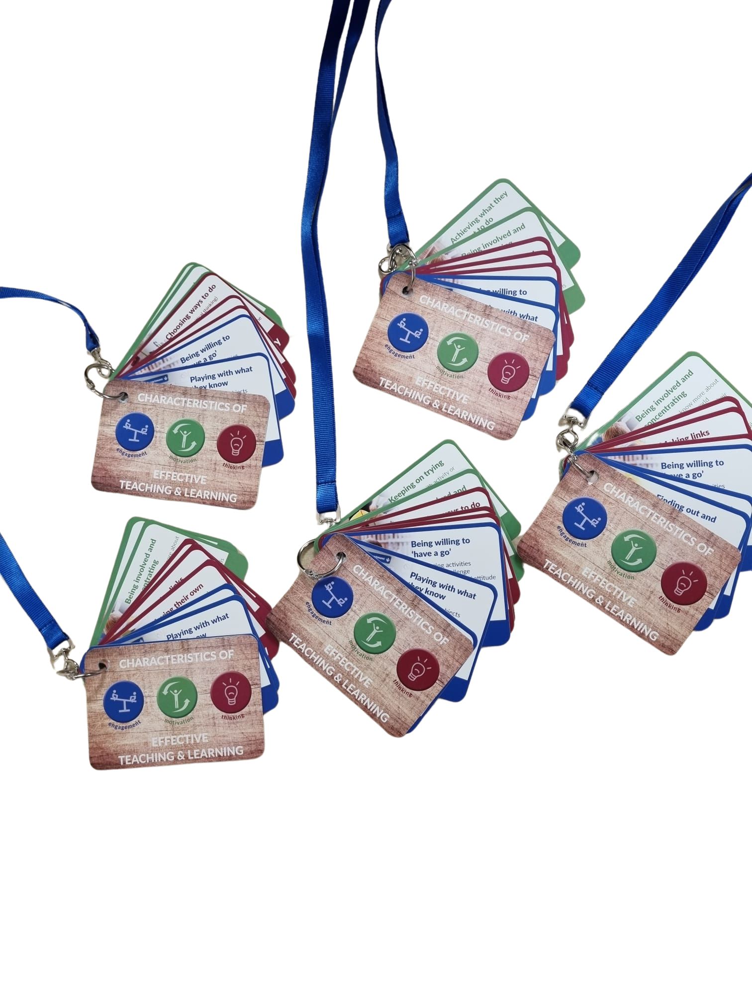 EYFS Characteristics of Effective Learning Key Ring Cards Bundle of 5 ...
