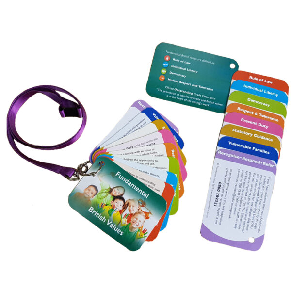 Fundamental British Values & Cultural Capital Key Ring Cards - MBK Group