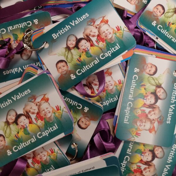 Fundamental British Values & Cultural Capital Key Ring Cards - MBK Group