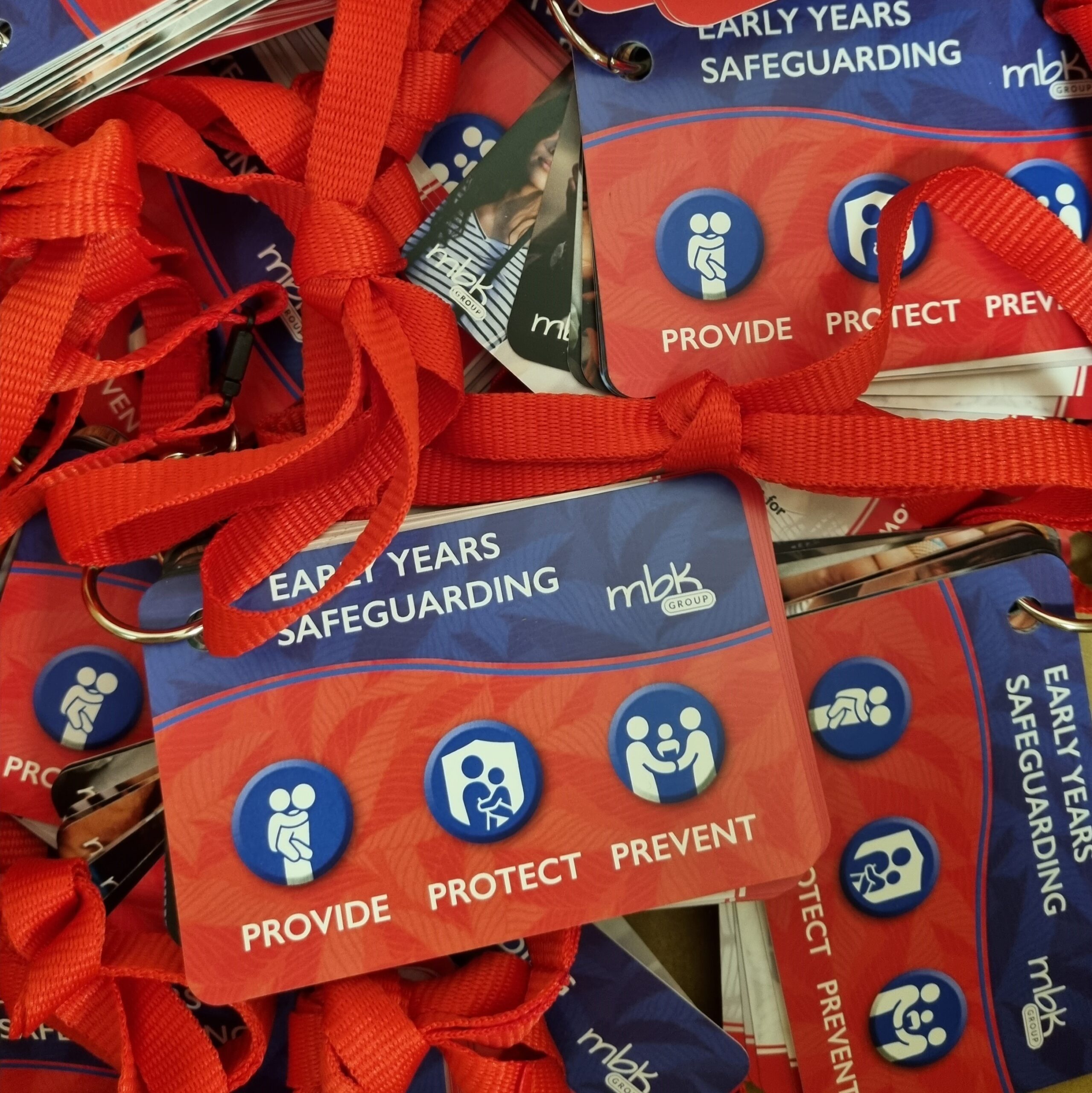 Safeguarding Key Ring Cards - MBK Early Years
