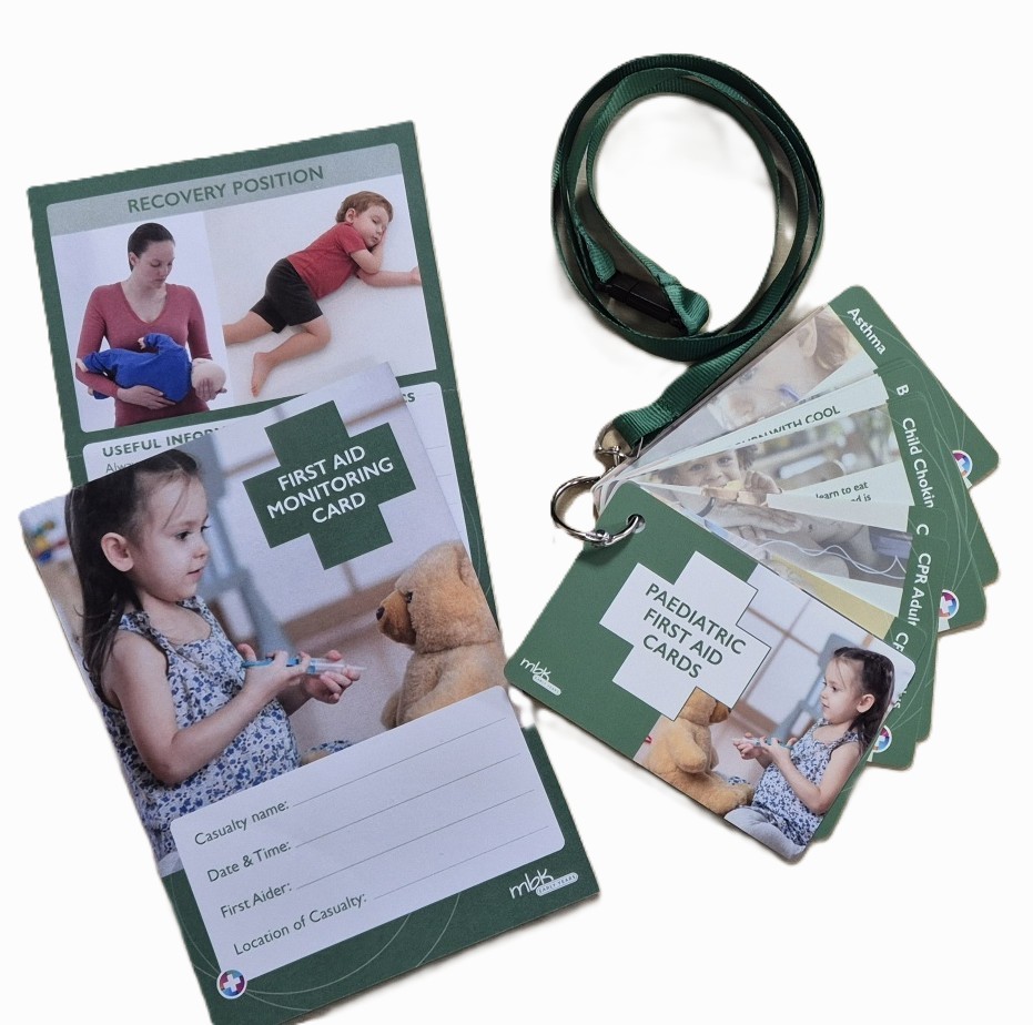 🩹 First Aid Lanyard Set – Confidence at your fingertips (1 lanyard & 5 ...